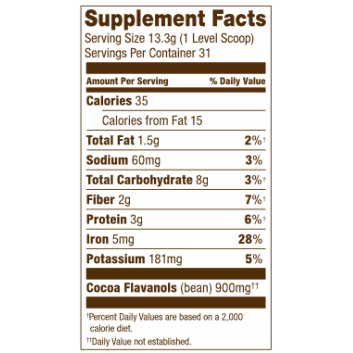 FlavaMix High Flavanol Unsweetened Drinking Chocolate | FlavaNaturals